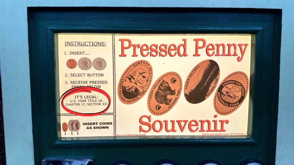 Is Penny Smashing A Federal Crime? - Nomadic News
